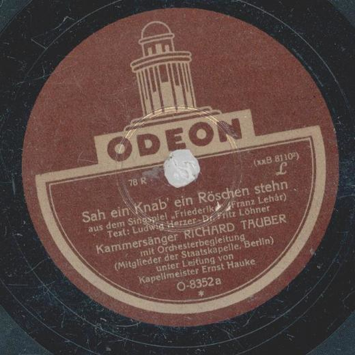 Richard Tauber - Sah ein Knab' ein Röschen stehn / O Mädchen, o Mädch ...